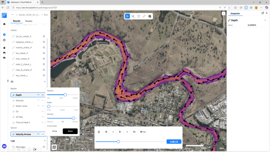 Visualising Simulation Results - TUFLOW/2D
